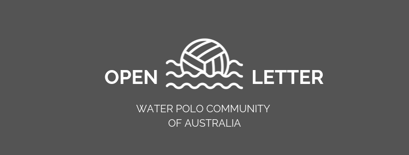 Open Letter to Water Polo Community - Water Polo Western Australia Shop